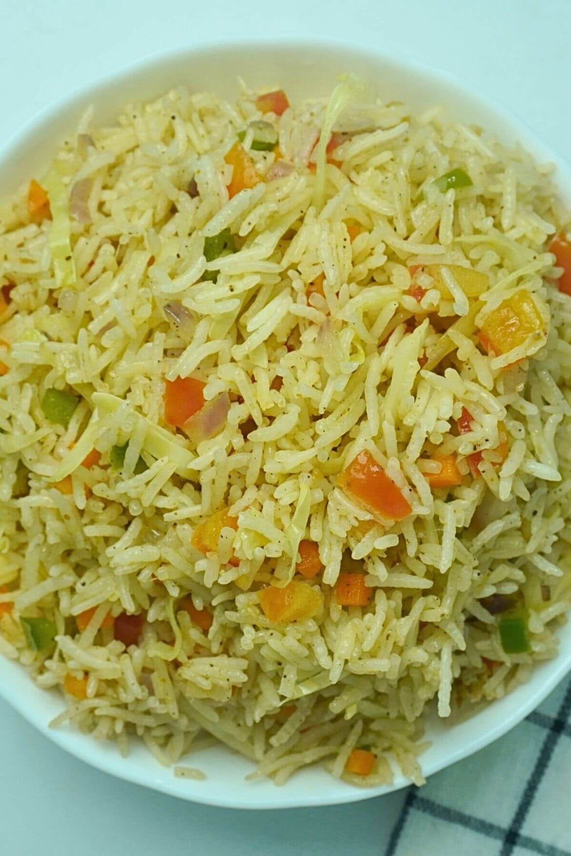 Easy Veg Fried Rice Recipe With Leftover Rice